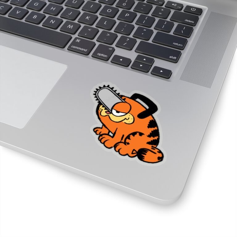 Chainsaw Garfield Sticker | Teesperky