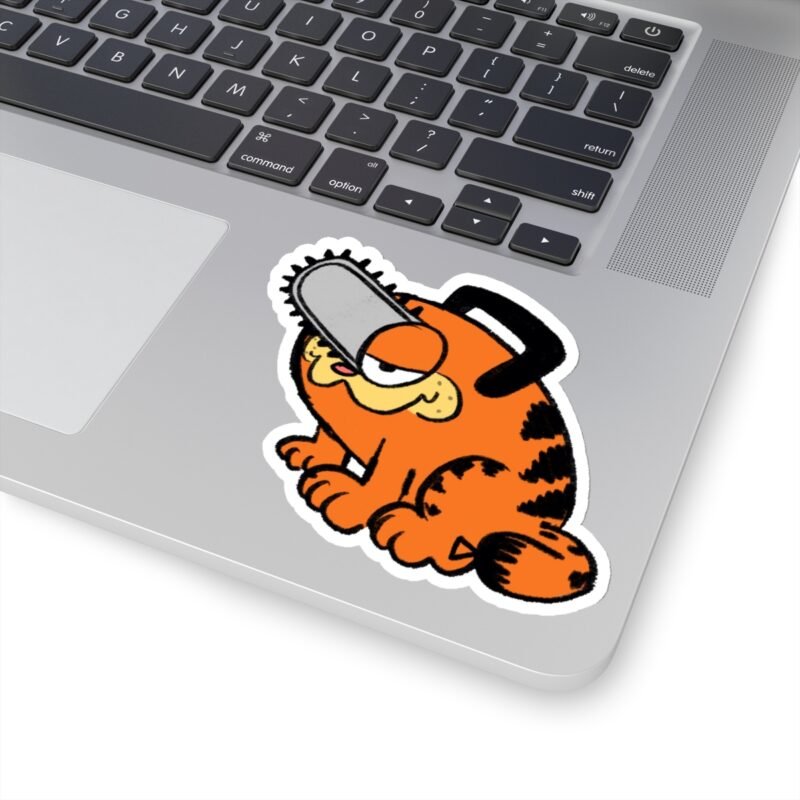 Chainsaw Garfield Sticker | Teesperky