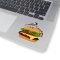 Chickadee Bird Cheese Burger Sticker | Teesperky