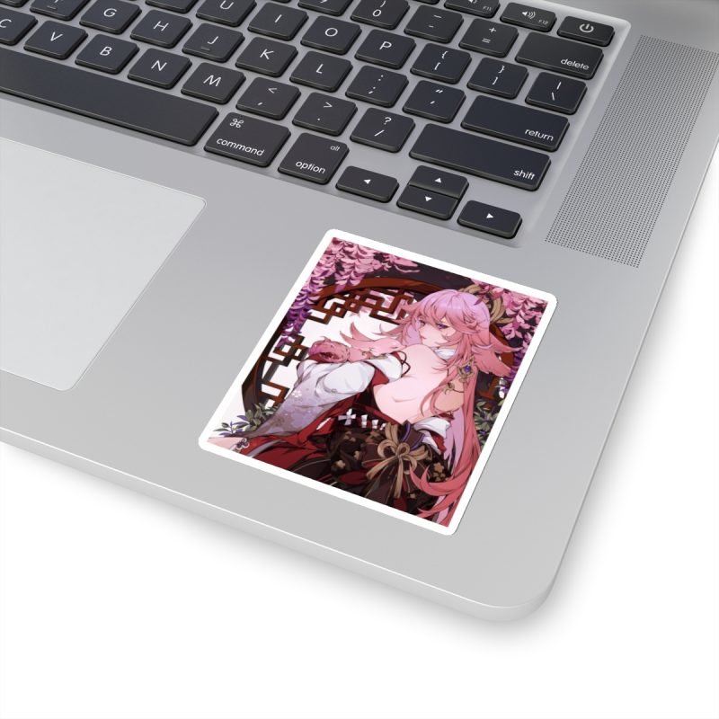 Genshin Impact, Zerochan Anime Girl, Yae Miko Sticker | Teesperky