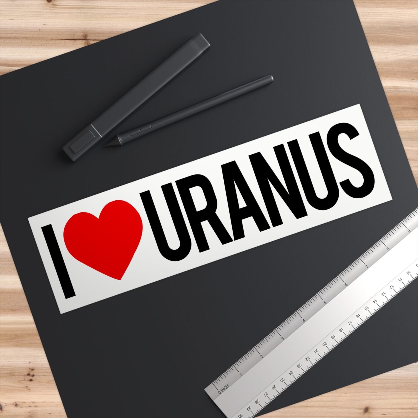 I Love Uranus Bumper Sticker | Teesperky