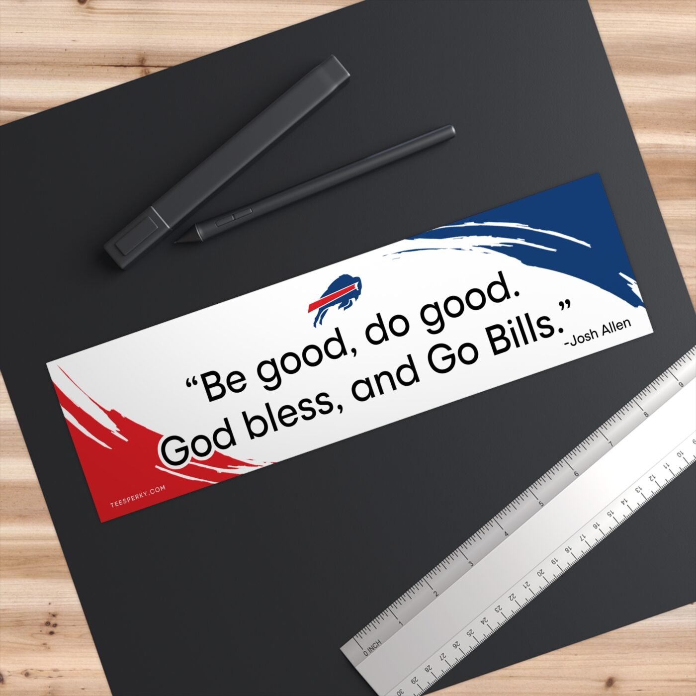 Be Good Do Good God Bless and Go Bills – Josh Allen Bumper Sticker ...