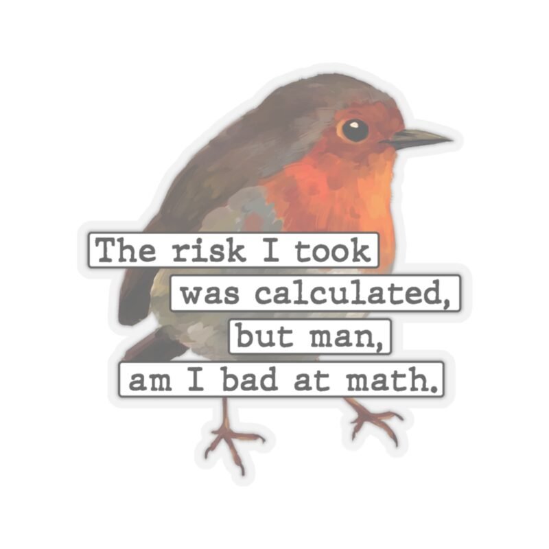The Risk I Took Was Calculated, But Man, Am I Bad at Math - Robin Bird ...